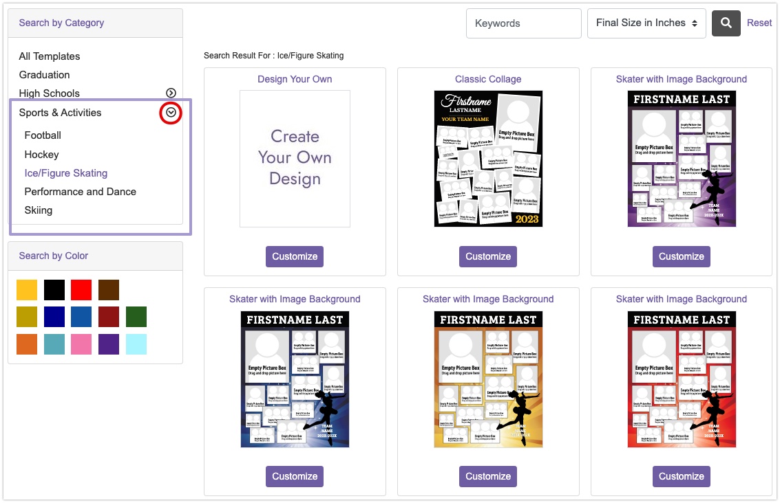 Sports and Activity Posters Quick Guide