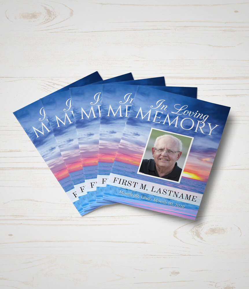 Memorial Folded Cards - Cornerstone Copy Center