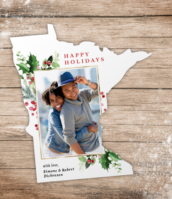 State Shaped Flat Cards - Cornerstone Copy Center