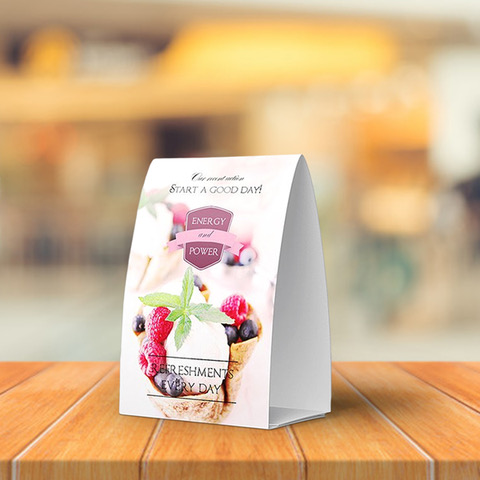 Custom Table Tents Printing | Chula Vista & San Diego