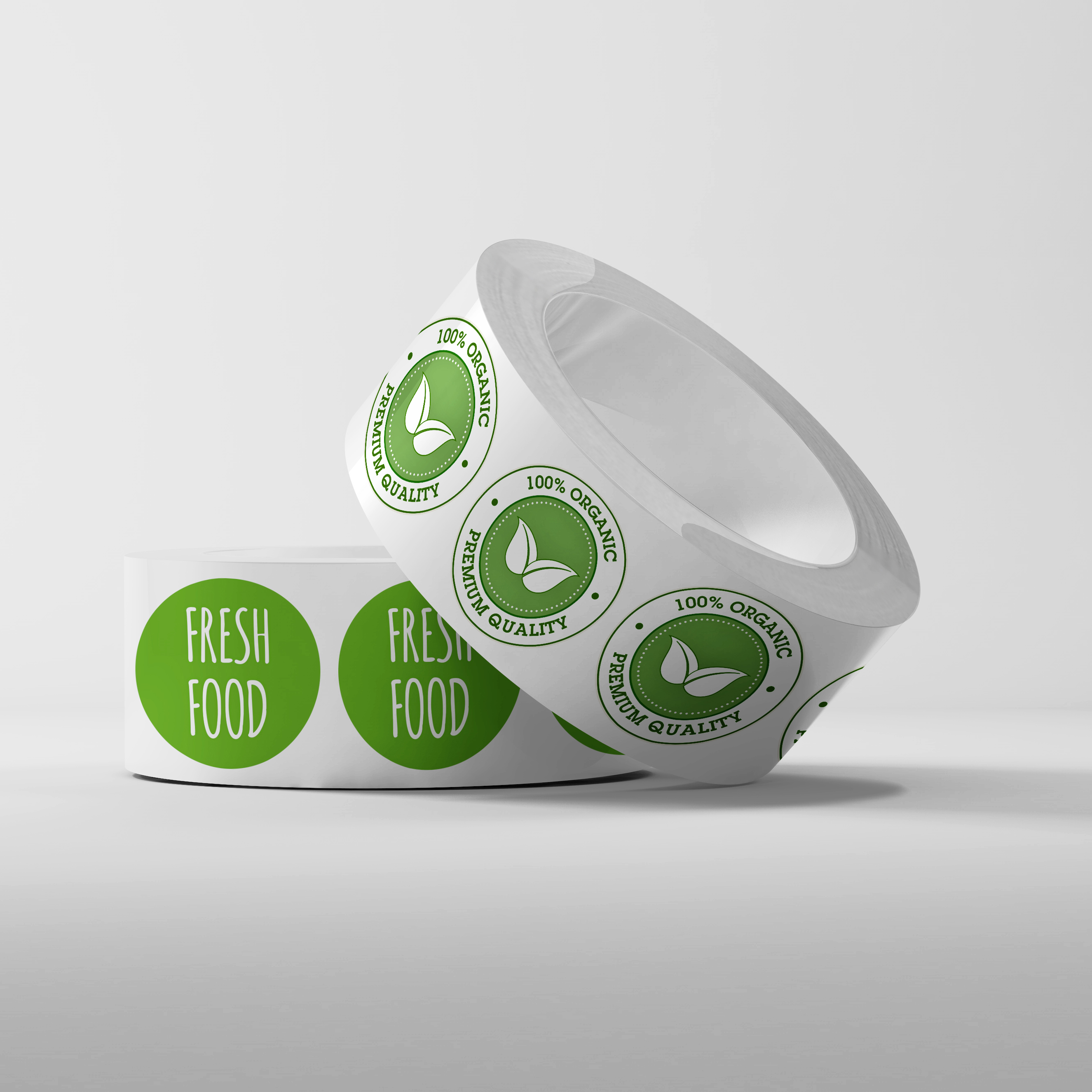 Paper Circle Roll Labels - Digital Post