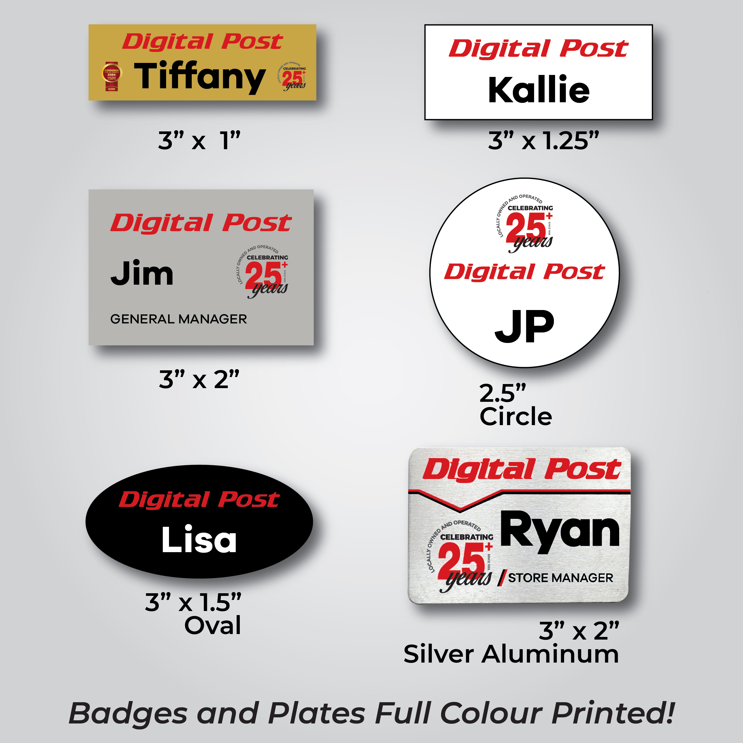 Full Colour Name Tags