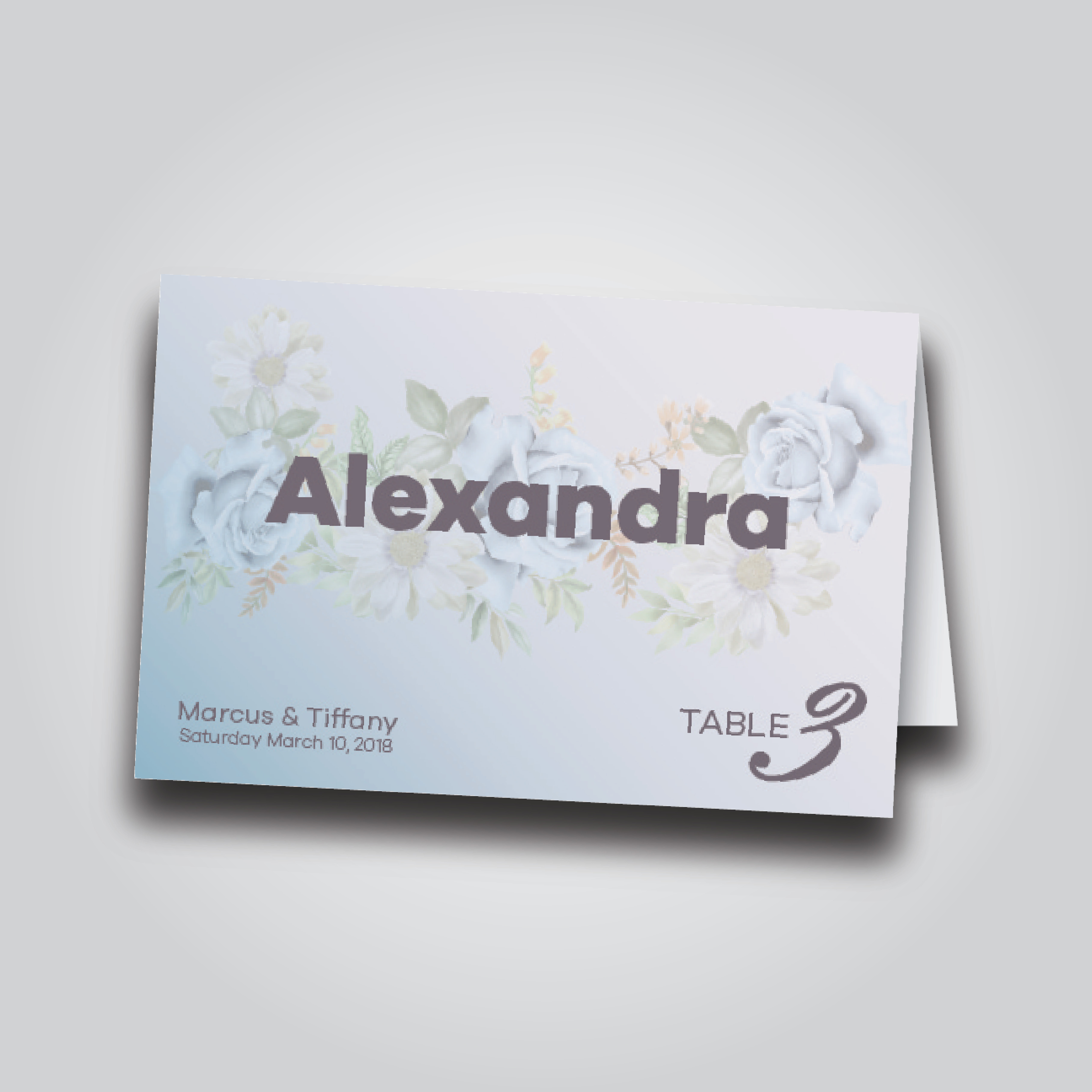 Seating Place Cards - Digital Post
