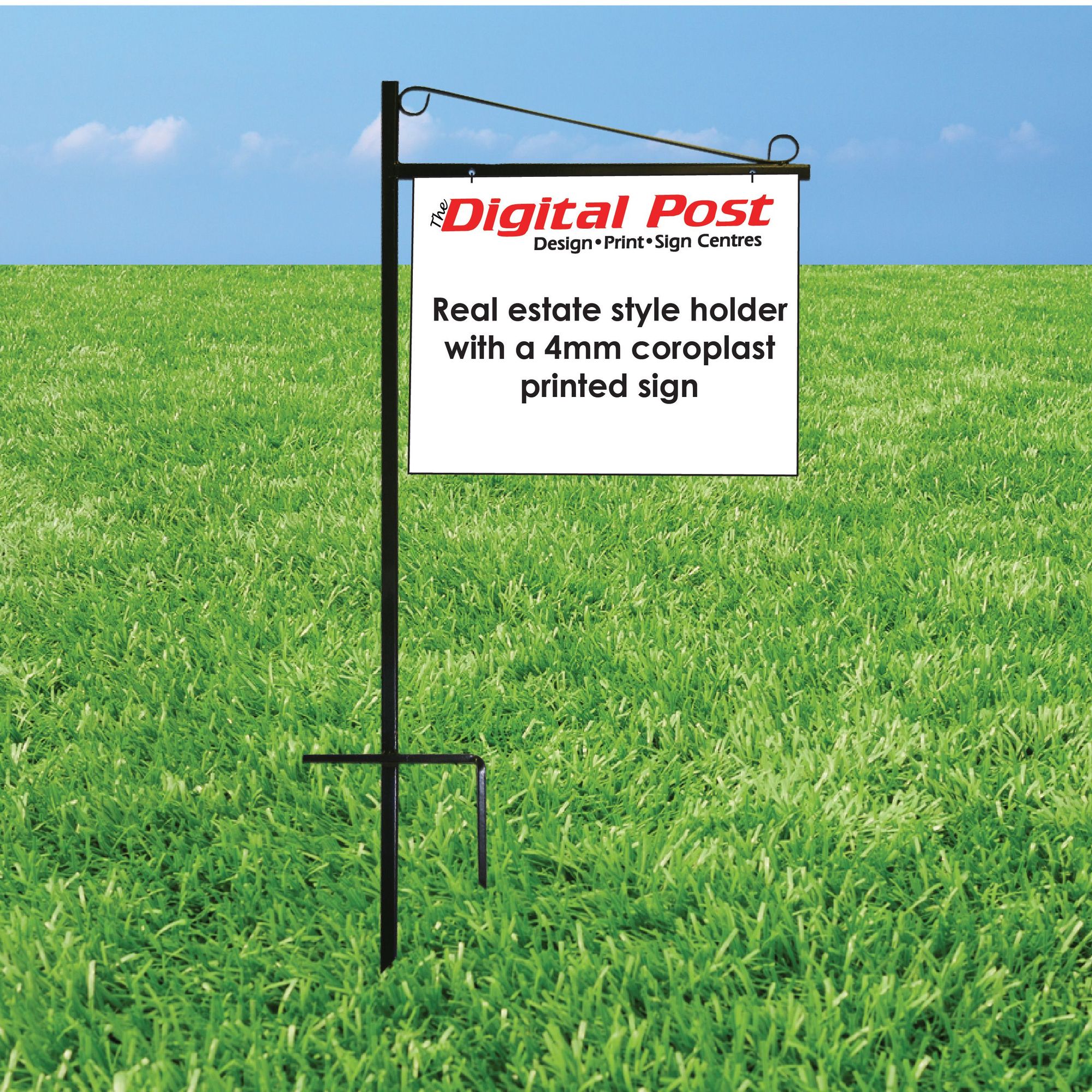 Steel Real Estate Holder Combo