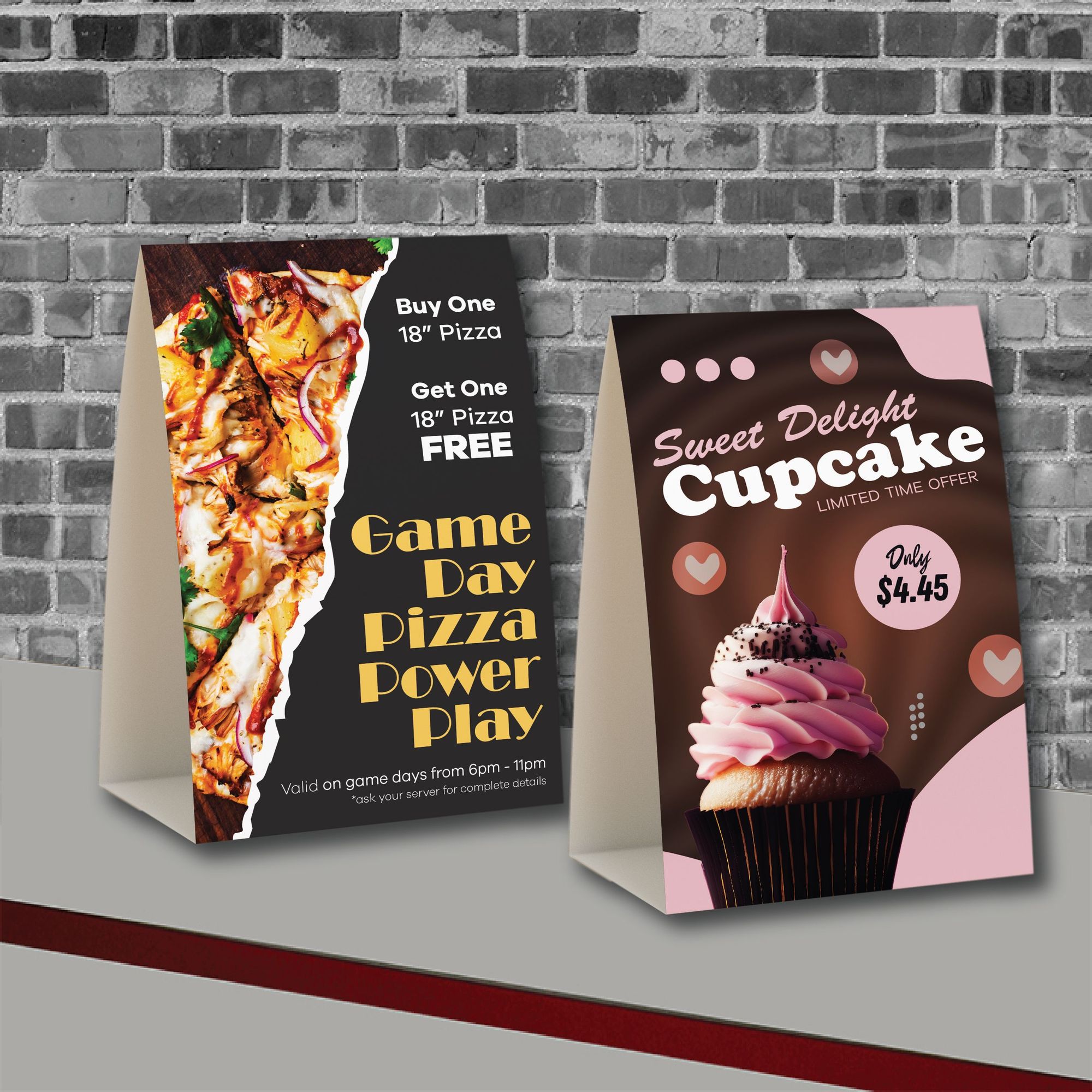 Table Tent Cards - Digital Post