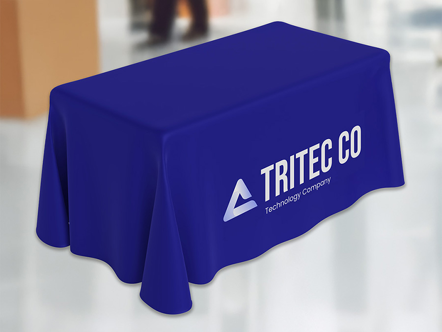 4 Ft. Trade Show Tablecloths | Custom Tablecloths