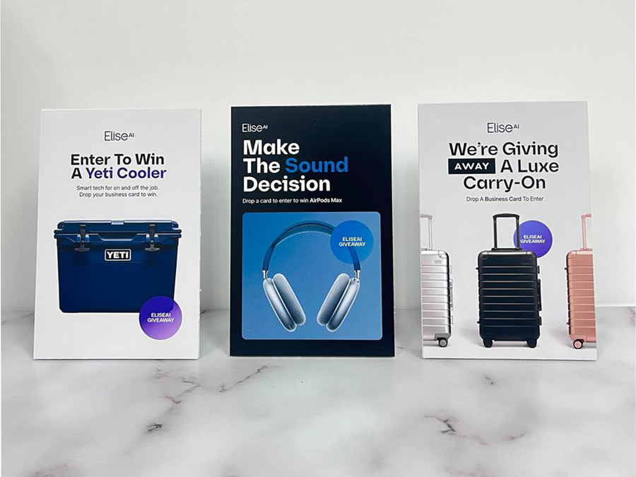 Custom Counter Cards with Easel Backs | Printleaf