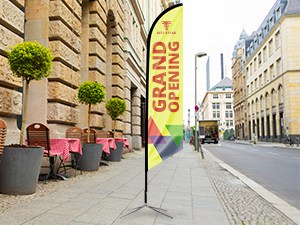 Custom Angled Flags | 1-Day Production | Printleaf