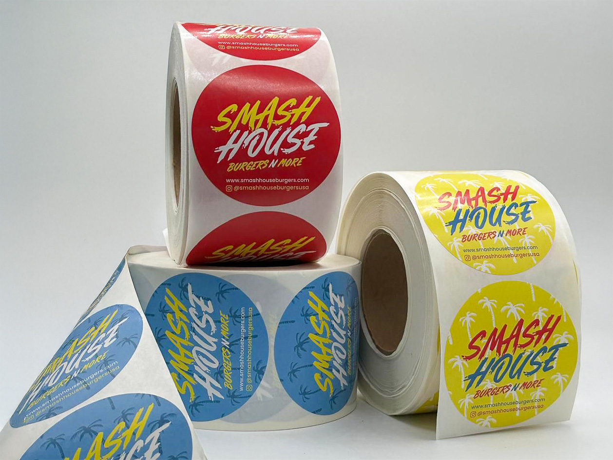 Circle Roll Labels | Circle Inventory Labels | Printleaf