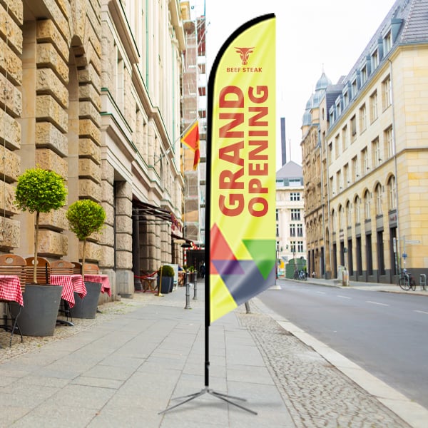 Custom Angled Flags | 1-Day Production | Printleaf