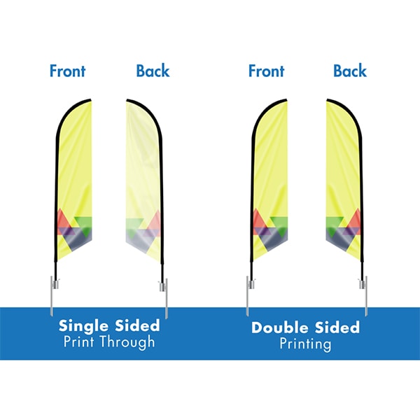 Custom Angled Flags | 1-Day Production | Printleaf
