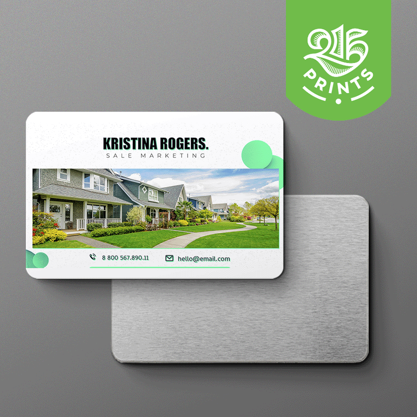 Aluminum Business Cards - Metal Business Cards| 215 Prints
