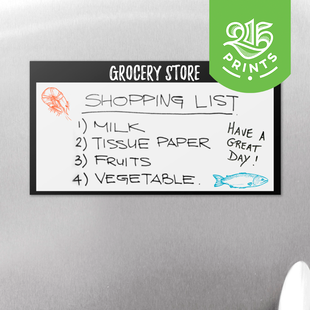 Dry Erase Magnetic Sheet - Dry Erase Magnets | 215 Prints