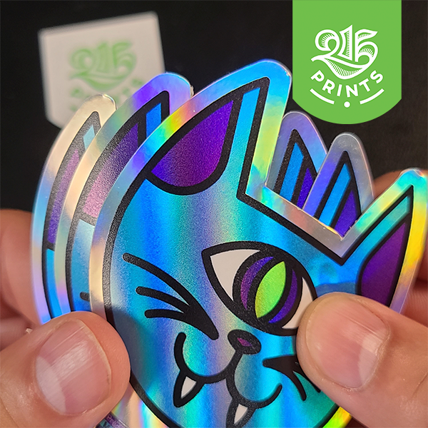 Holographic Decals - Holographic Stickers| 215 Prints