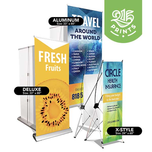 Custom Portable Banner Stands | 215 Prints