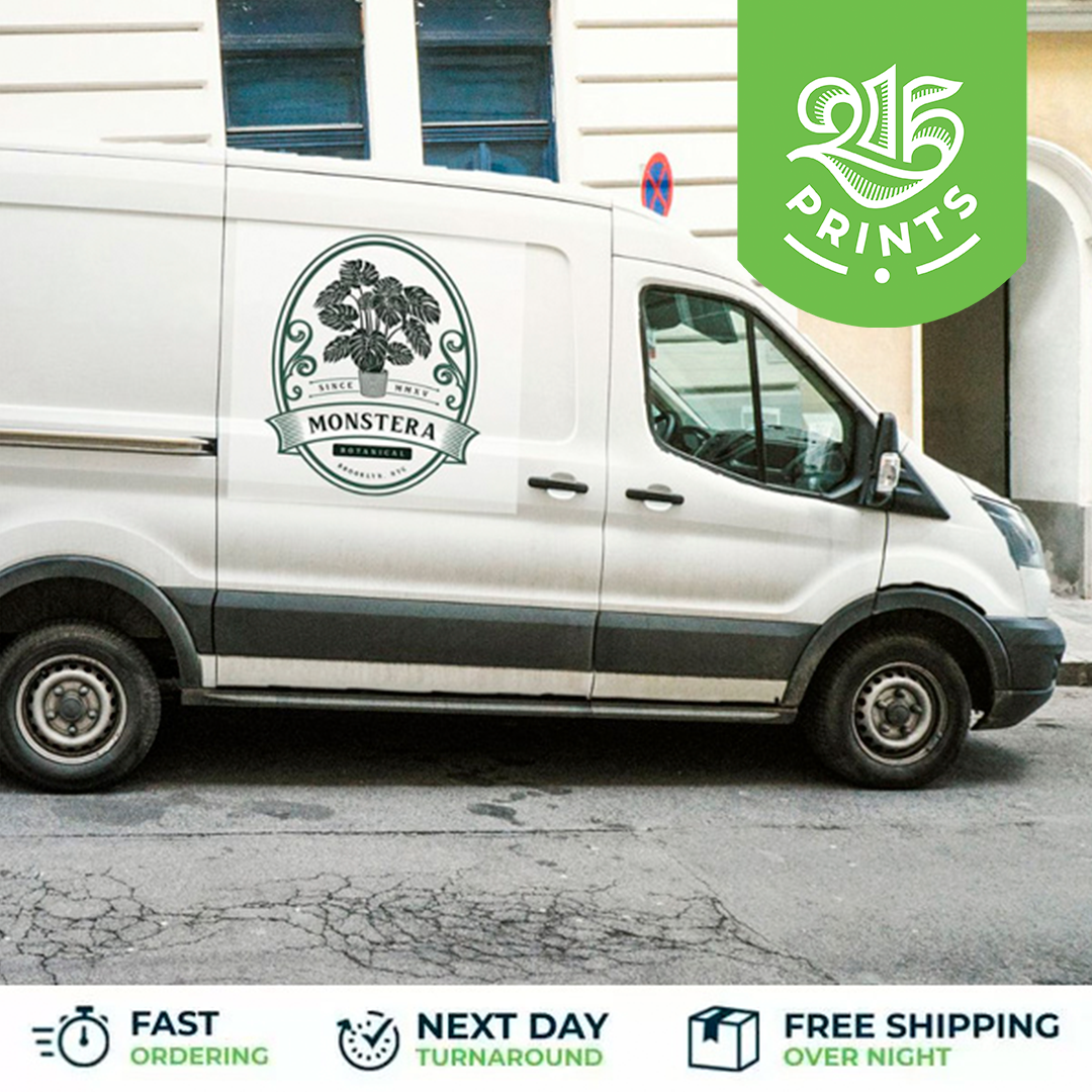 Next Day Van Stickers - Van Decals| 215 Prints