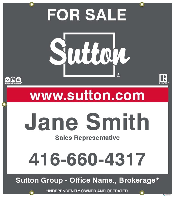 Browse Design - Sutton - For Sale Sign - Signs in the Making
