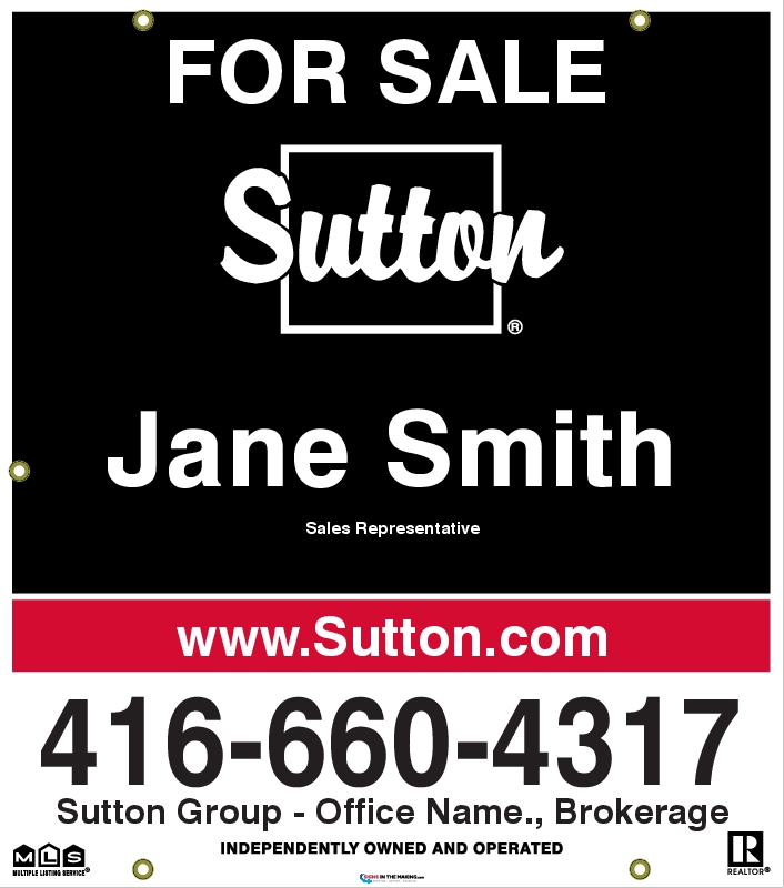 Browse Design - Sutton - For Sale Sign - Signs in the Making