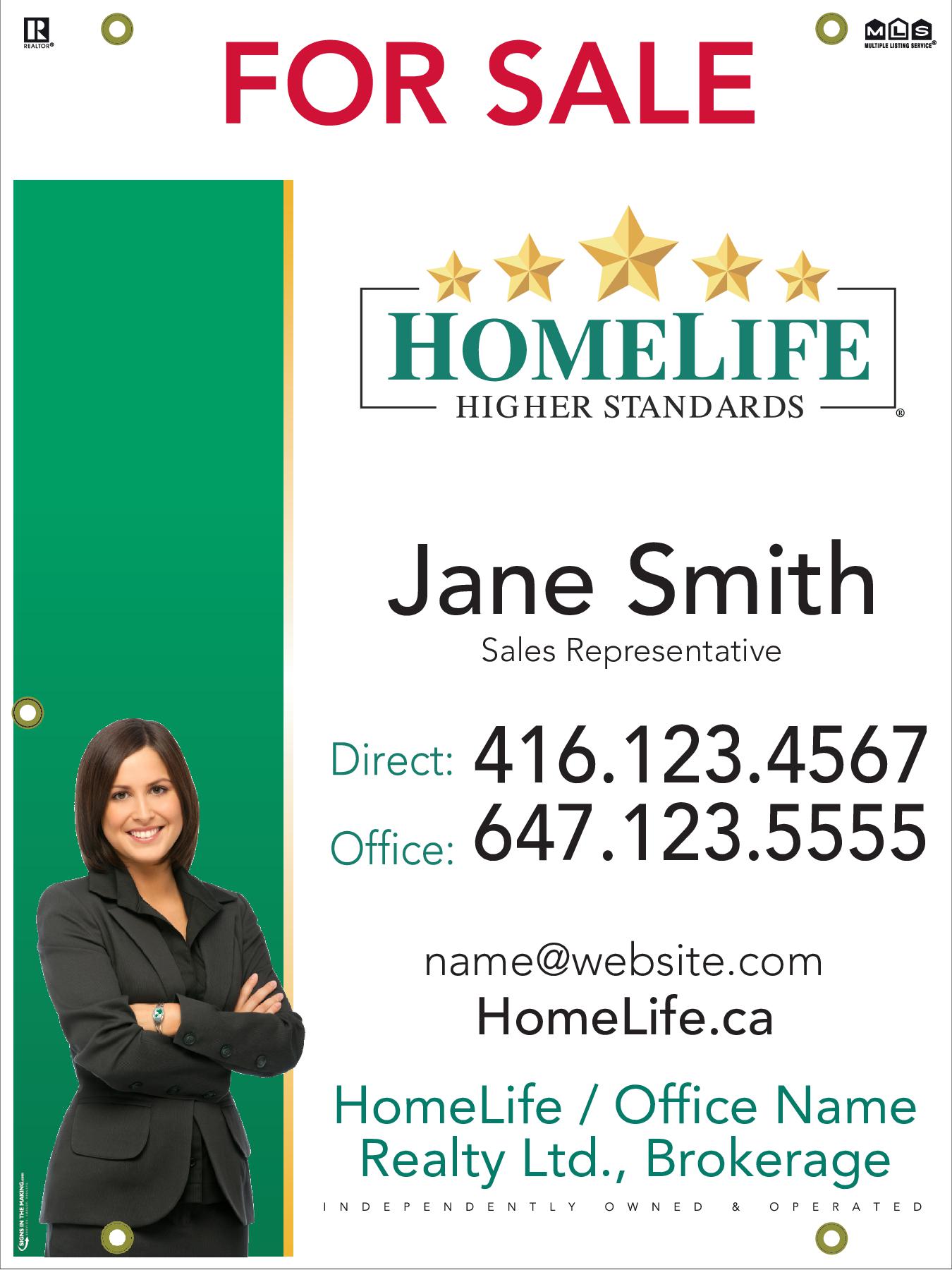 HomeLife - For Sale Sign