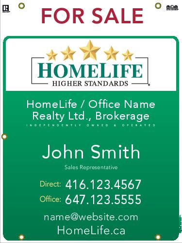 HomeLife - For Sale Sign
