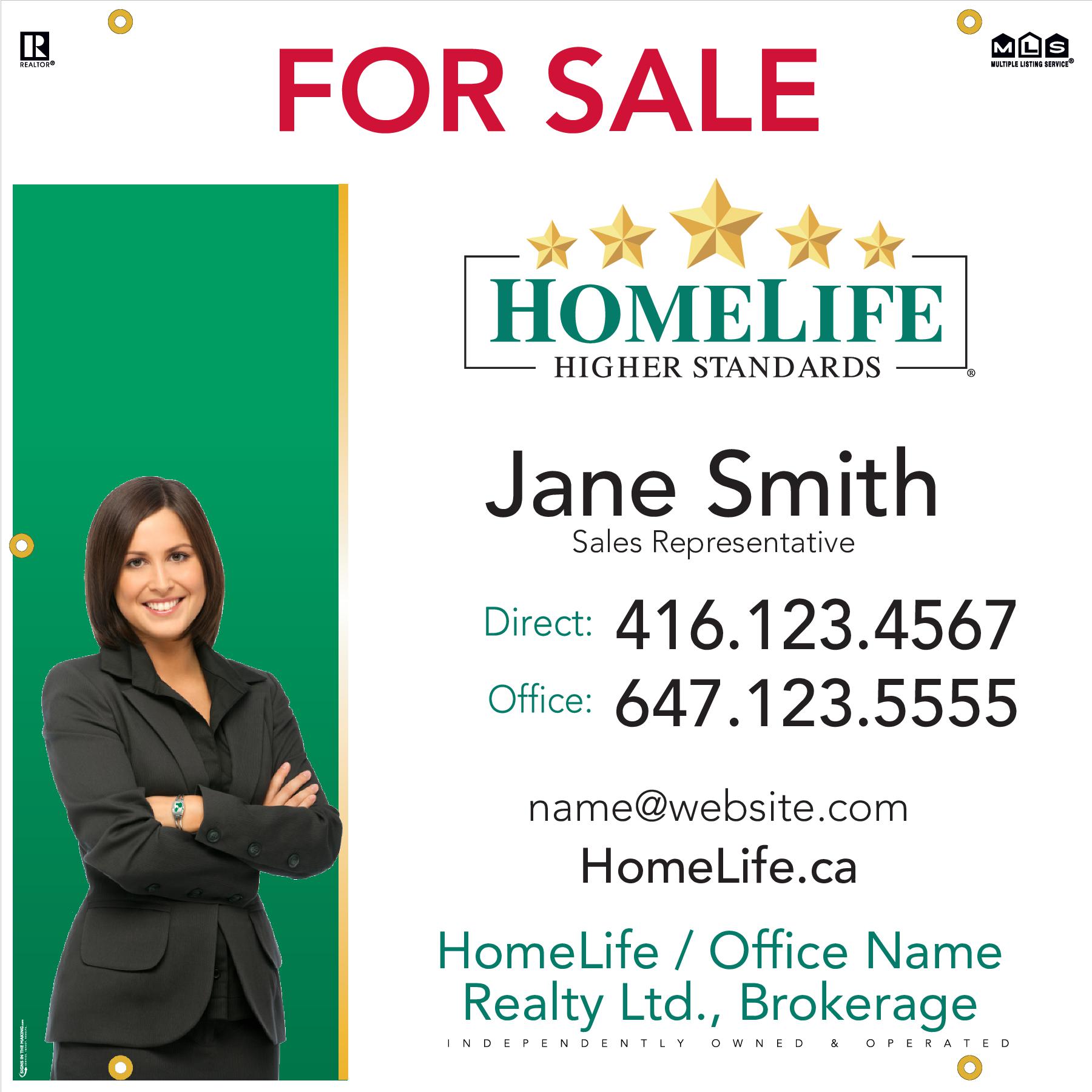 HomeLife - For Sale Sign