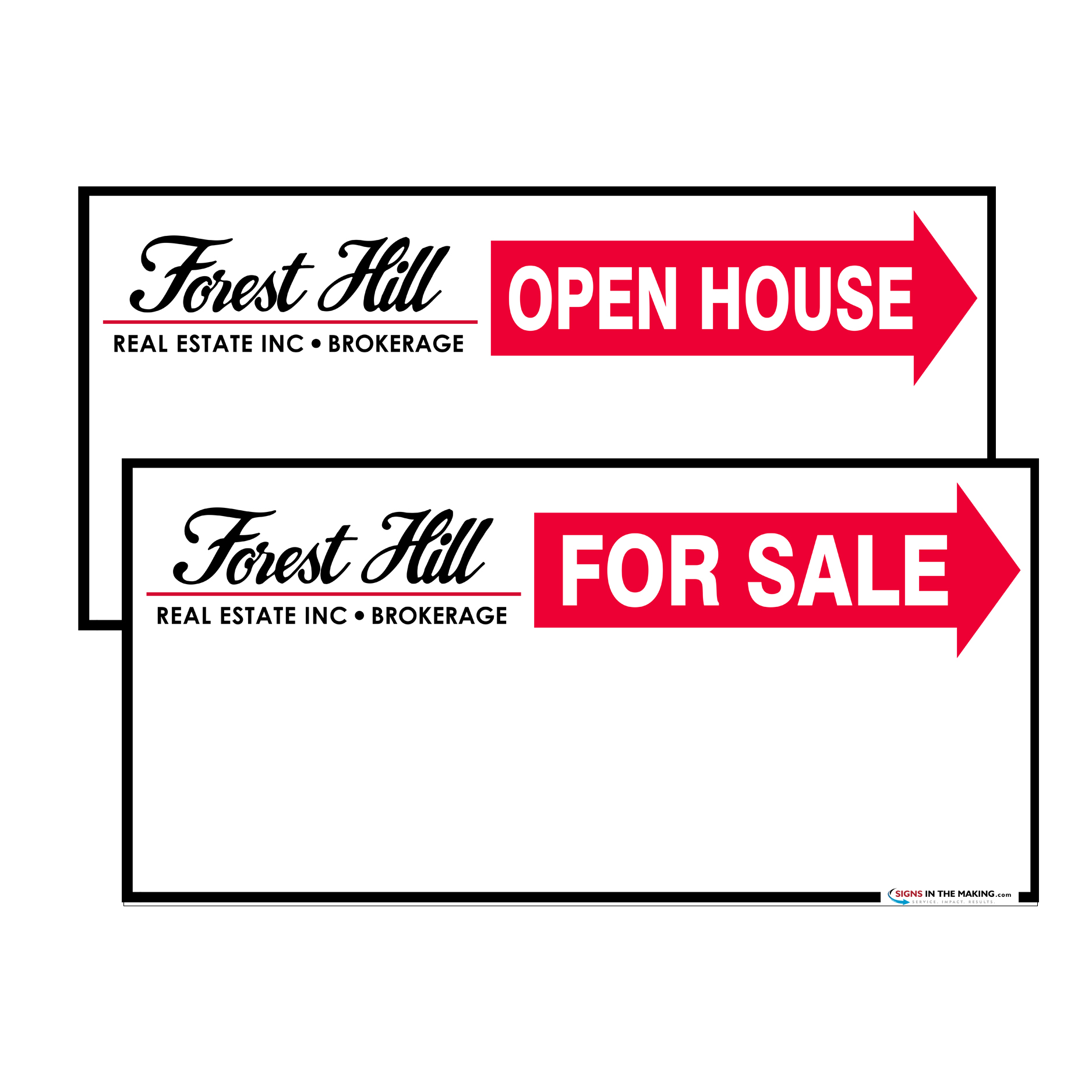 Forest Hill - Directional Signs, Generic