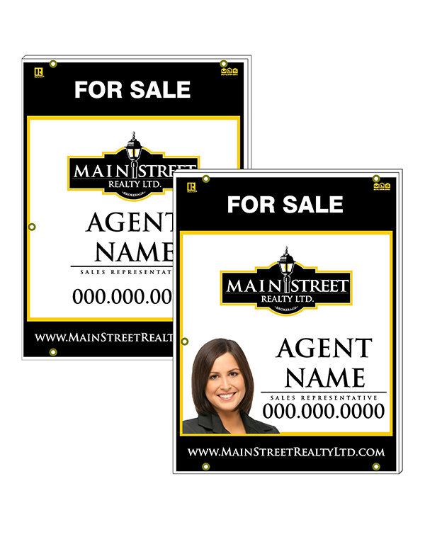 Mainstreet Realty - For Sale Sign | Signs In The Making