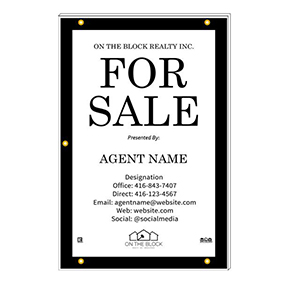 On The Block - For Sale Sign
