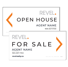 REVEL Realty - Directional Signs, Personalized