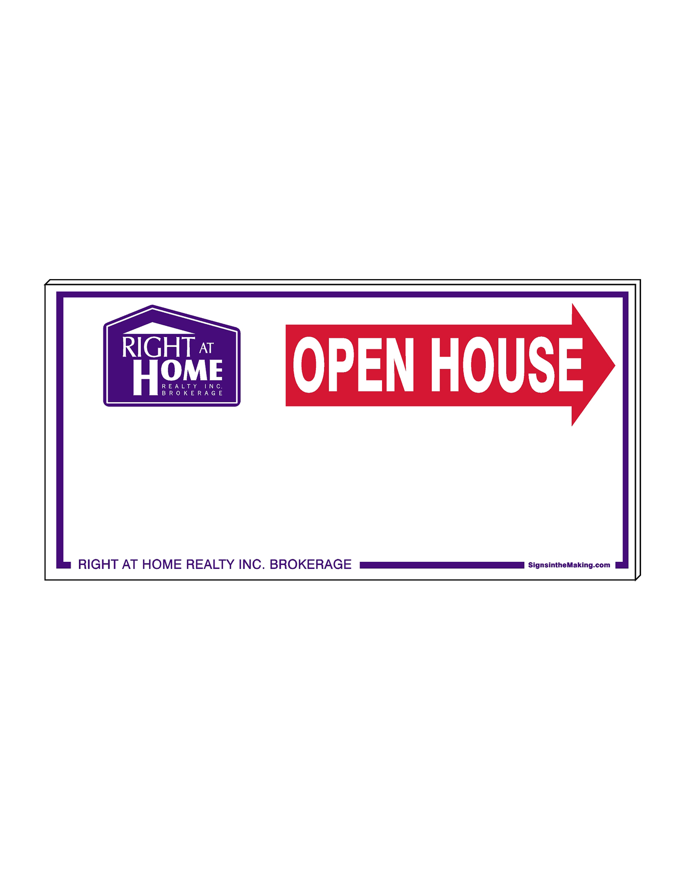 Right At Home - Directional Signs, Generic - Signs in the Making