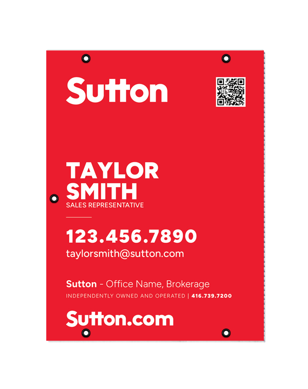 Sutton - For Sale Sign | Signs In The Making