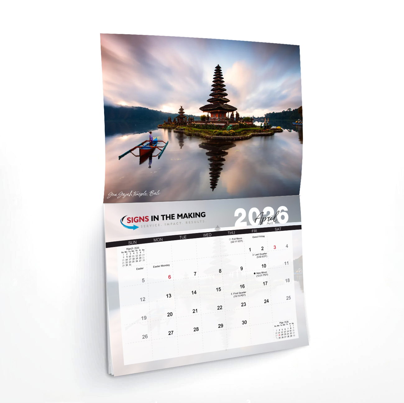 Custom Wall Calendar - Signs in the Making