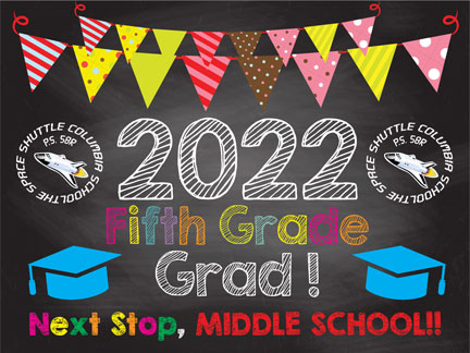 5th Grade Graduation Signs Graduation Luau Simply Sprout