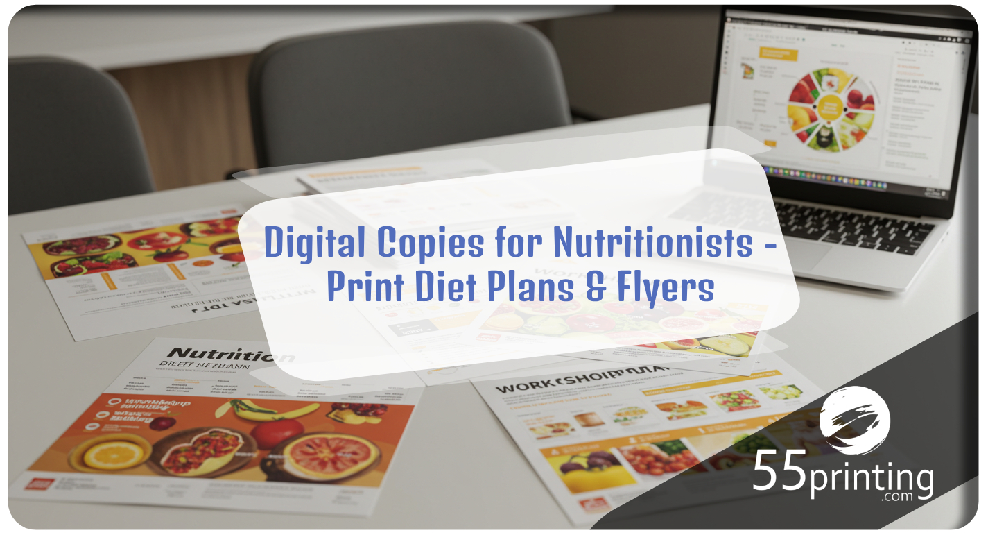 Affordable Digital Copies for Nutritionists - Print Diet Plans & Flyers