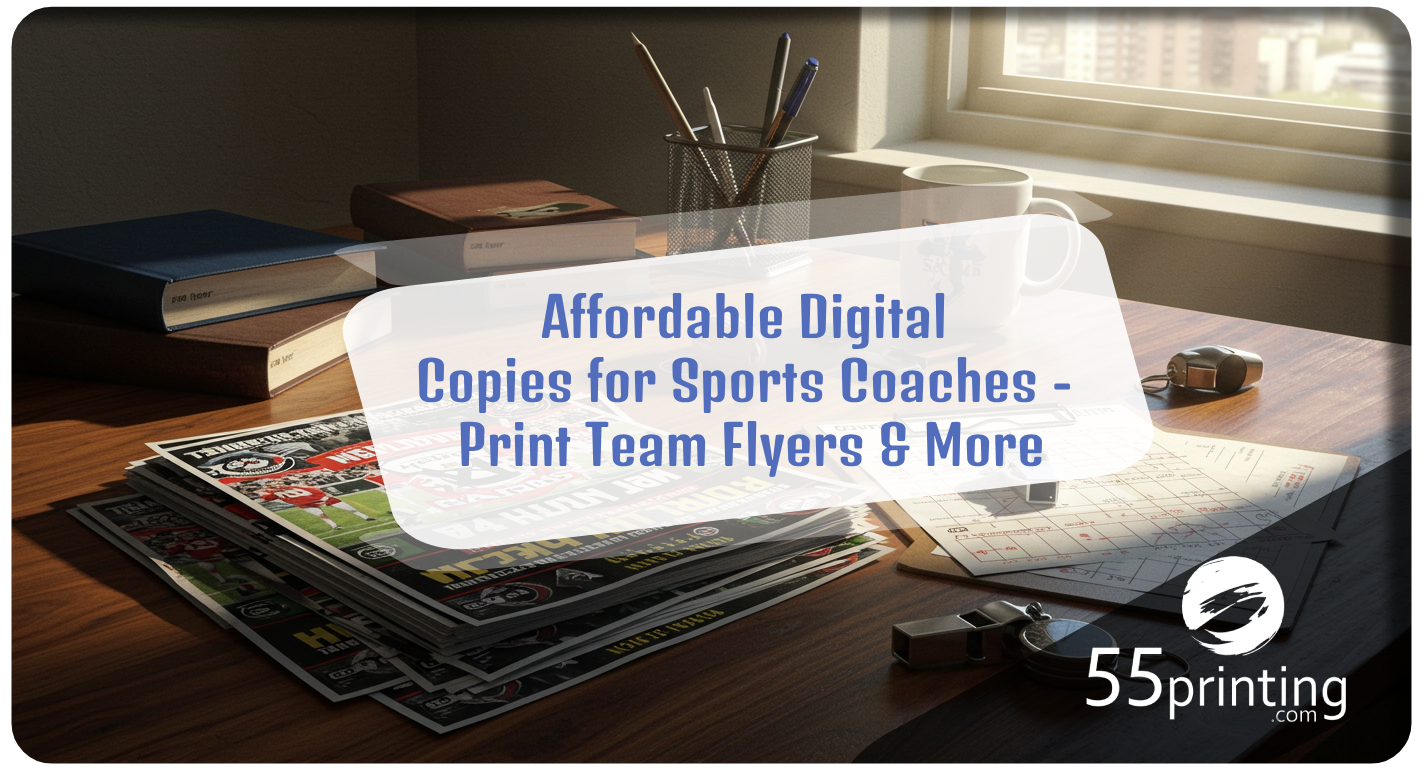 Affordable Digital Copies for Sports Coaches - Print Team Flyers & More