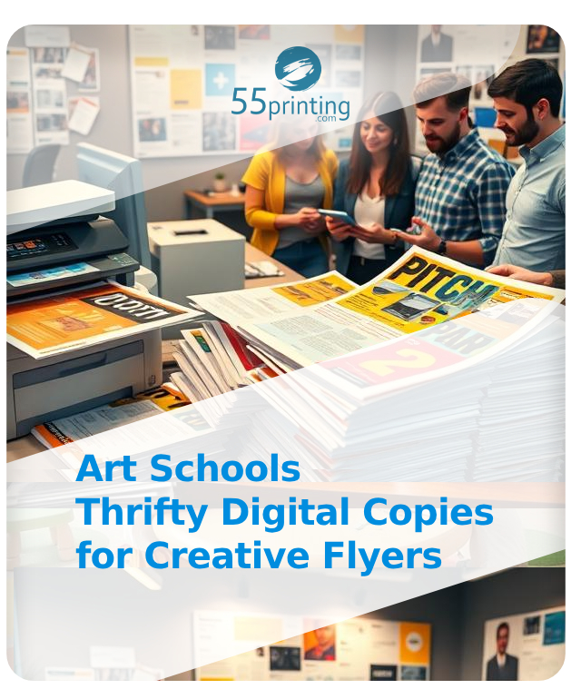 Art Schools: Thrifty Digital Copies for Creative Flyers