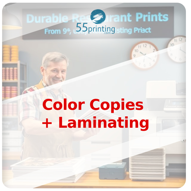 Color Copies and Laminating - Durable Restaurant Prints for Long ...
