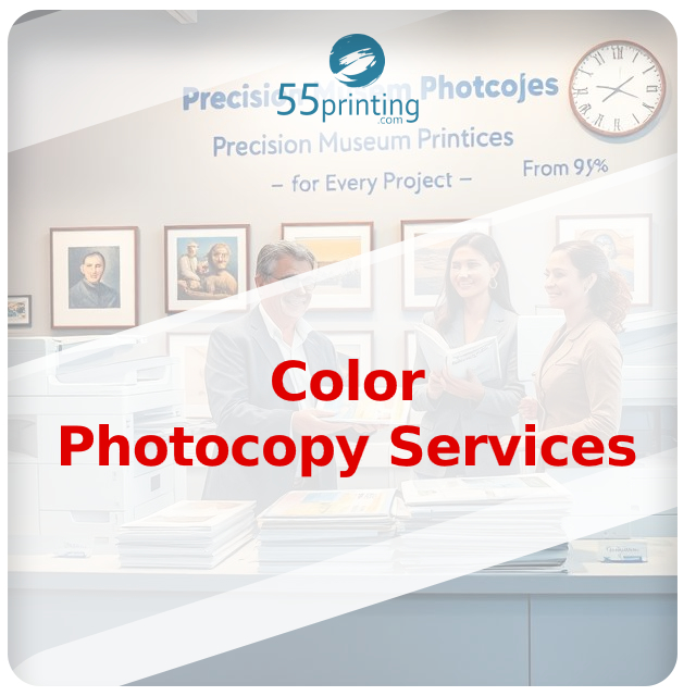 Color Photocopy Services - Precision Museum Printing for Every Project