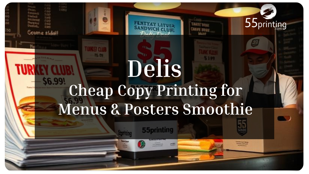 Delis - Cheap Printing for Menus & Posters