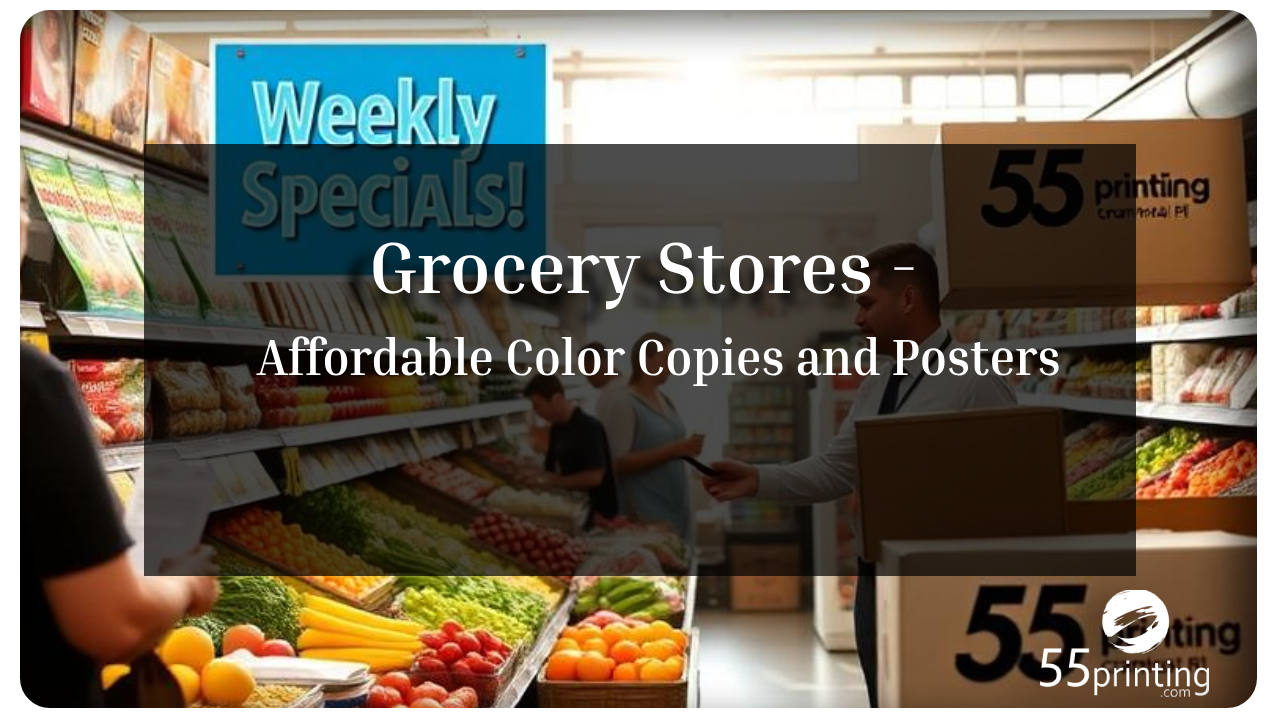 Grocery Stores - Affordable Color Copies and Posters
