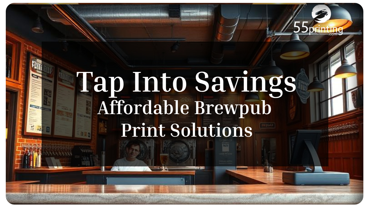 Tap Into Savings – Affordable Brewpub Print Solutions