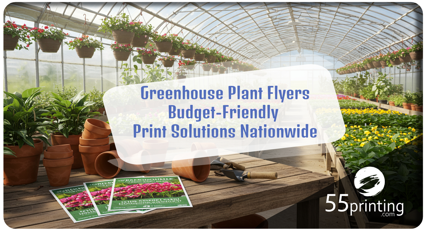 Greenhouse Plant Flyers - Budget-Friendly Print Solutions Nationwide