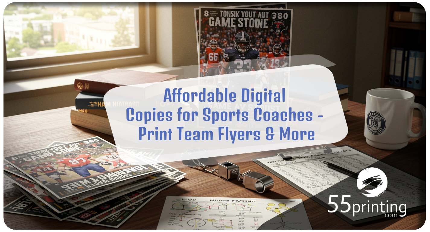 Affordable Digital Copies for Sports Coaches - Print Team Flyers & More