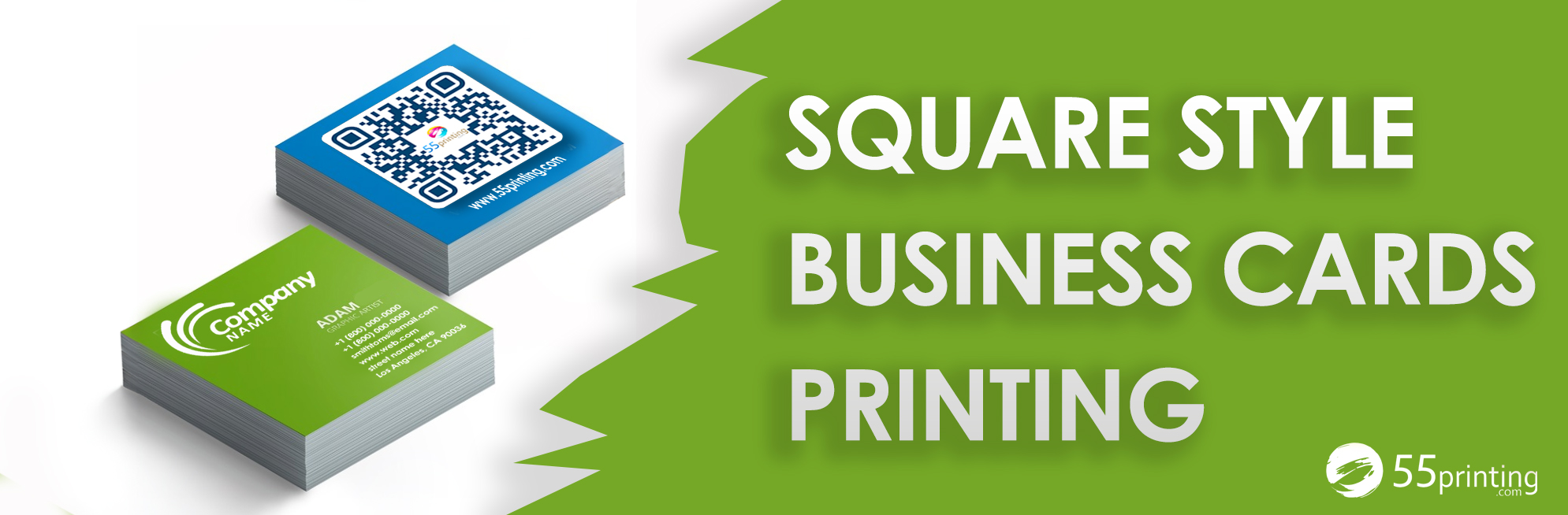 square cards printing