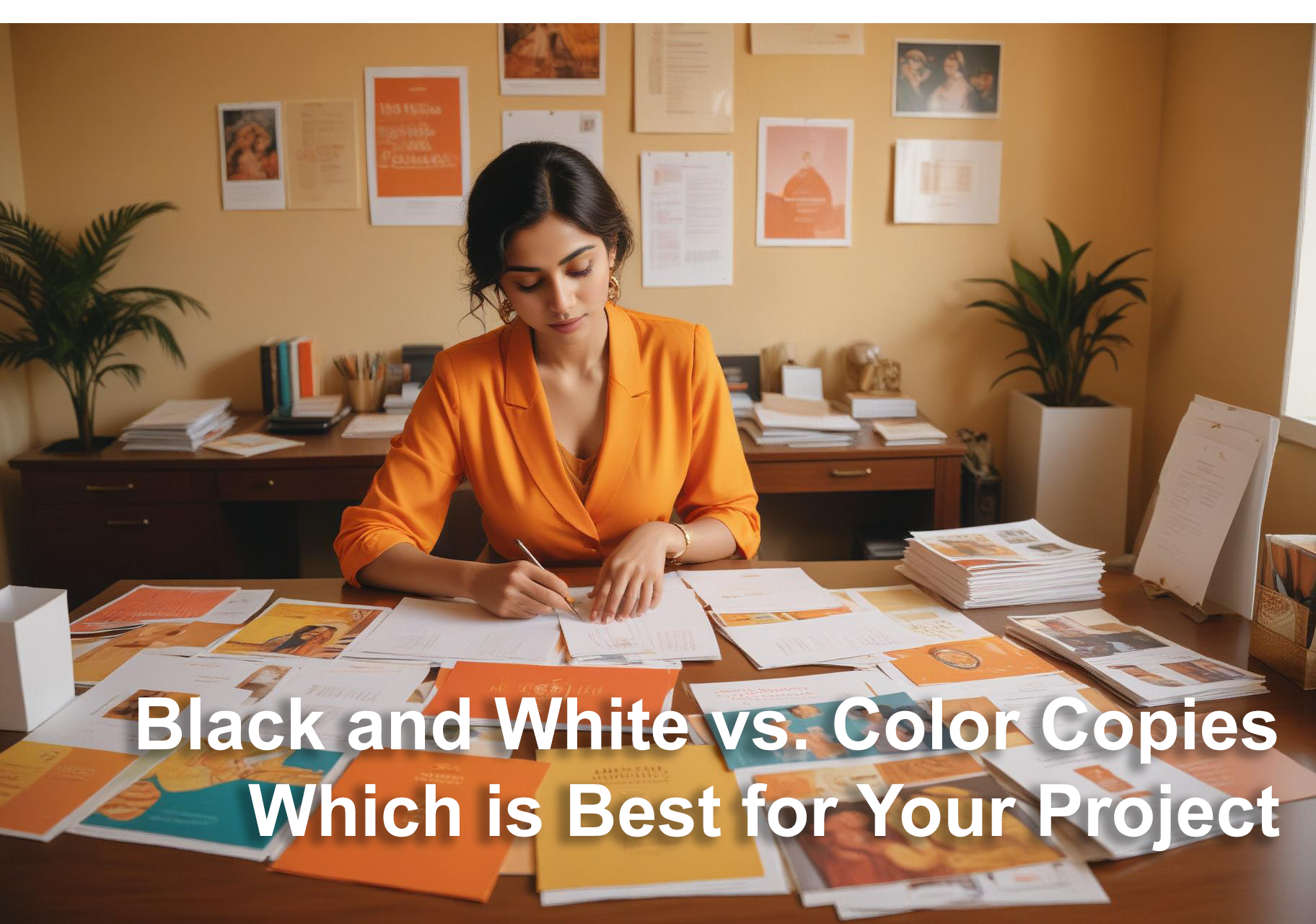 Black and White vs. Color Copies: Which is Best for Your Project?