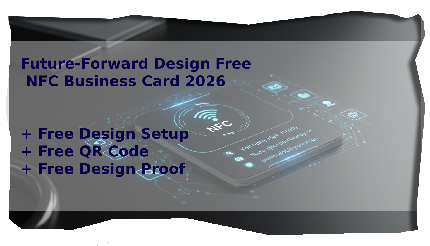 Future-Forward Design Free NFC Business Card 2026