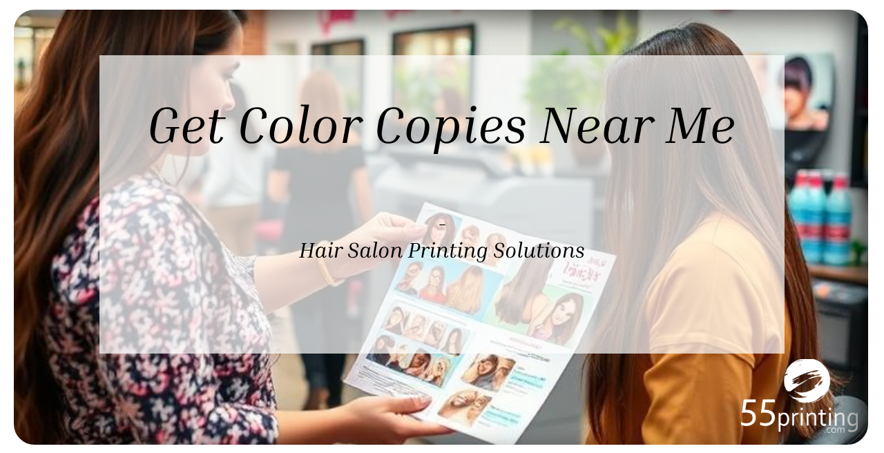Get Color Copies Near Me - Hair Salon Printing Solutions