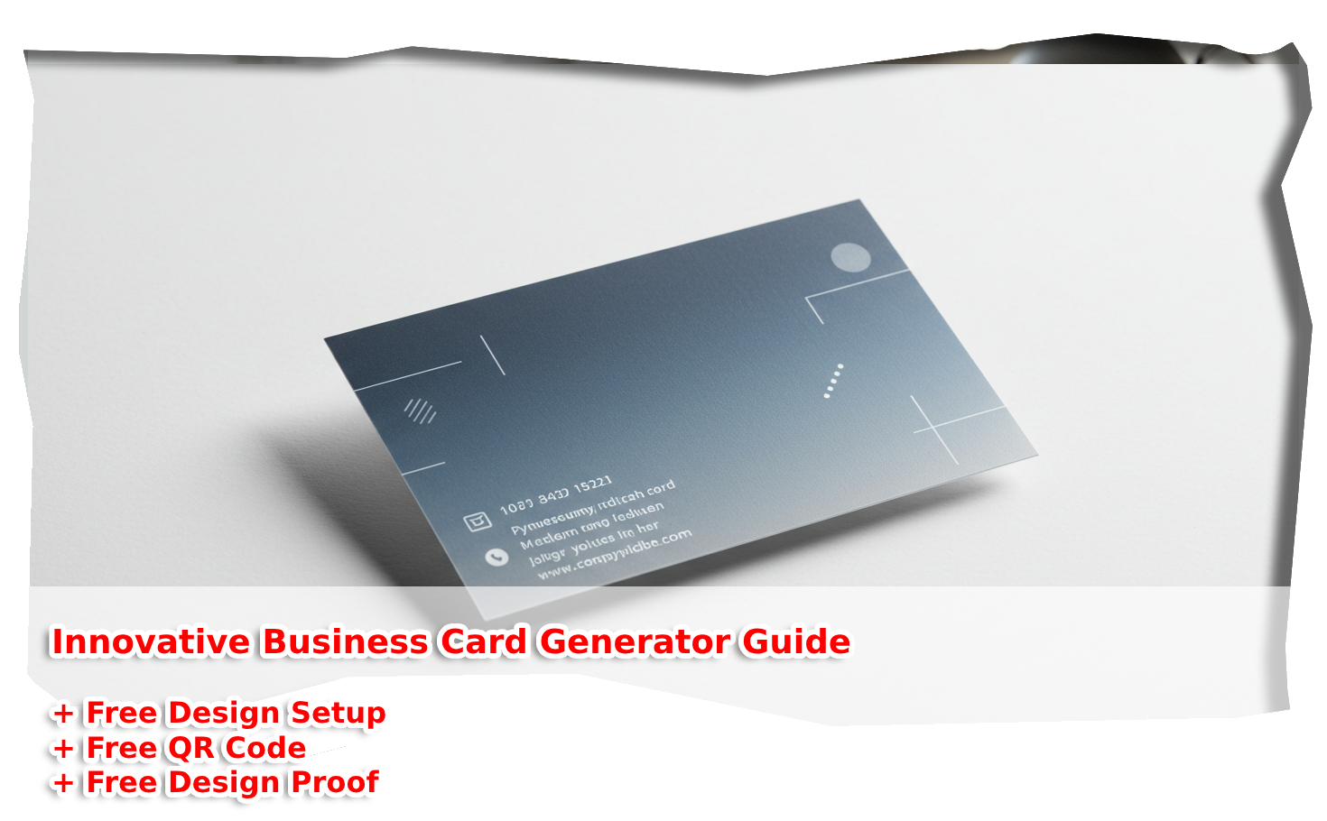 Innovative Business Card Generator Guide