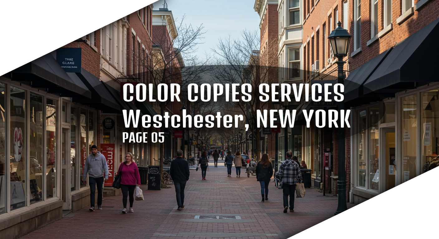 Westchester Color Copies - Yonkers Printing Services Page 5