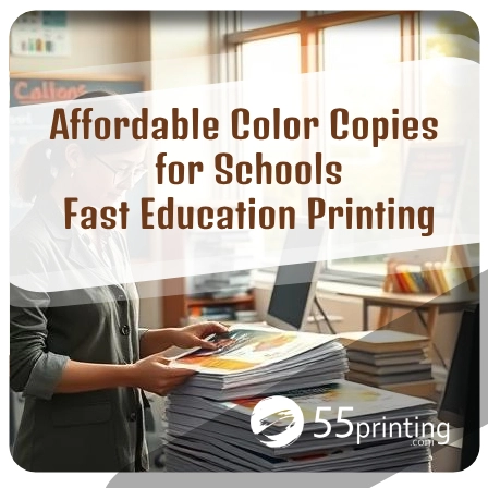Affordable Color Copies for Schools - Fast Education Printing